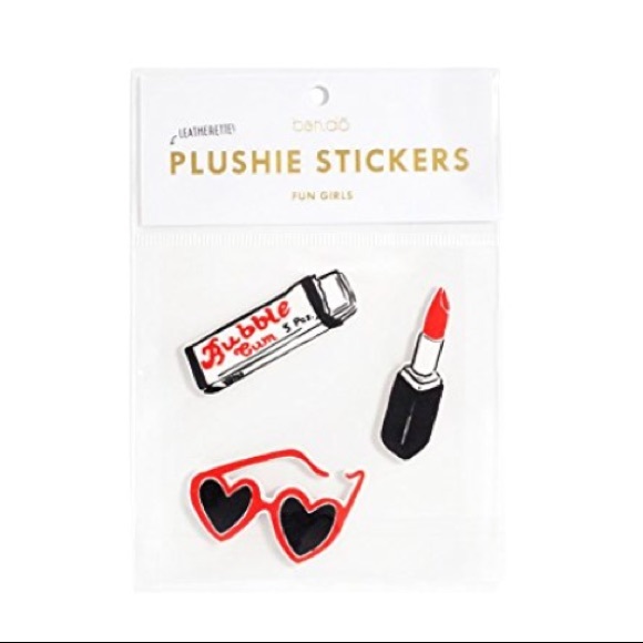 ban.do | Accessories | Nwt Bando Fun Girls Plushie Sticker Set | Poshmark